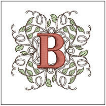 Leaf Monogram ABCs Bundle - Embroidery Designs