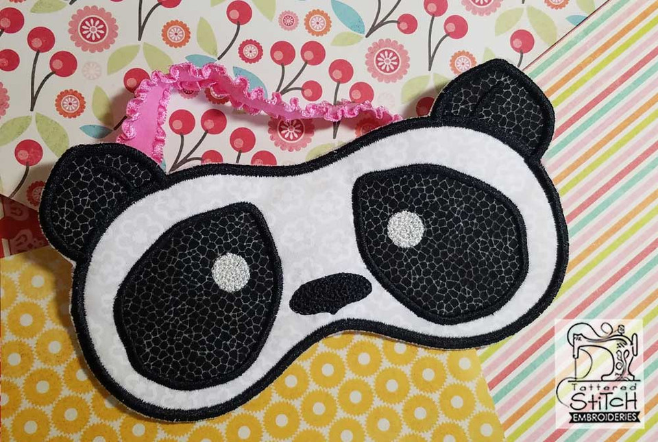 Sleep Masks Embroidery Designs & Embroidered Patterns