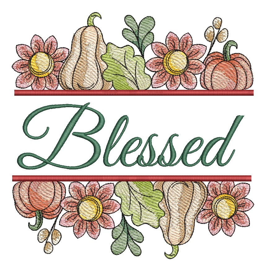 Blessed Sachet - Machine Embroidery - Tattered Stitch Embroideries