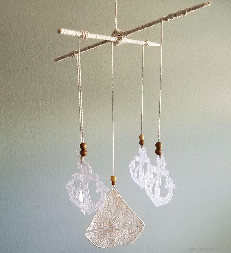 Free Standing Lace - Tutorial - Beautiful Nautical Details! - Tattered ...