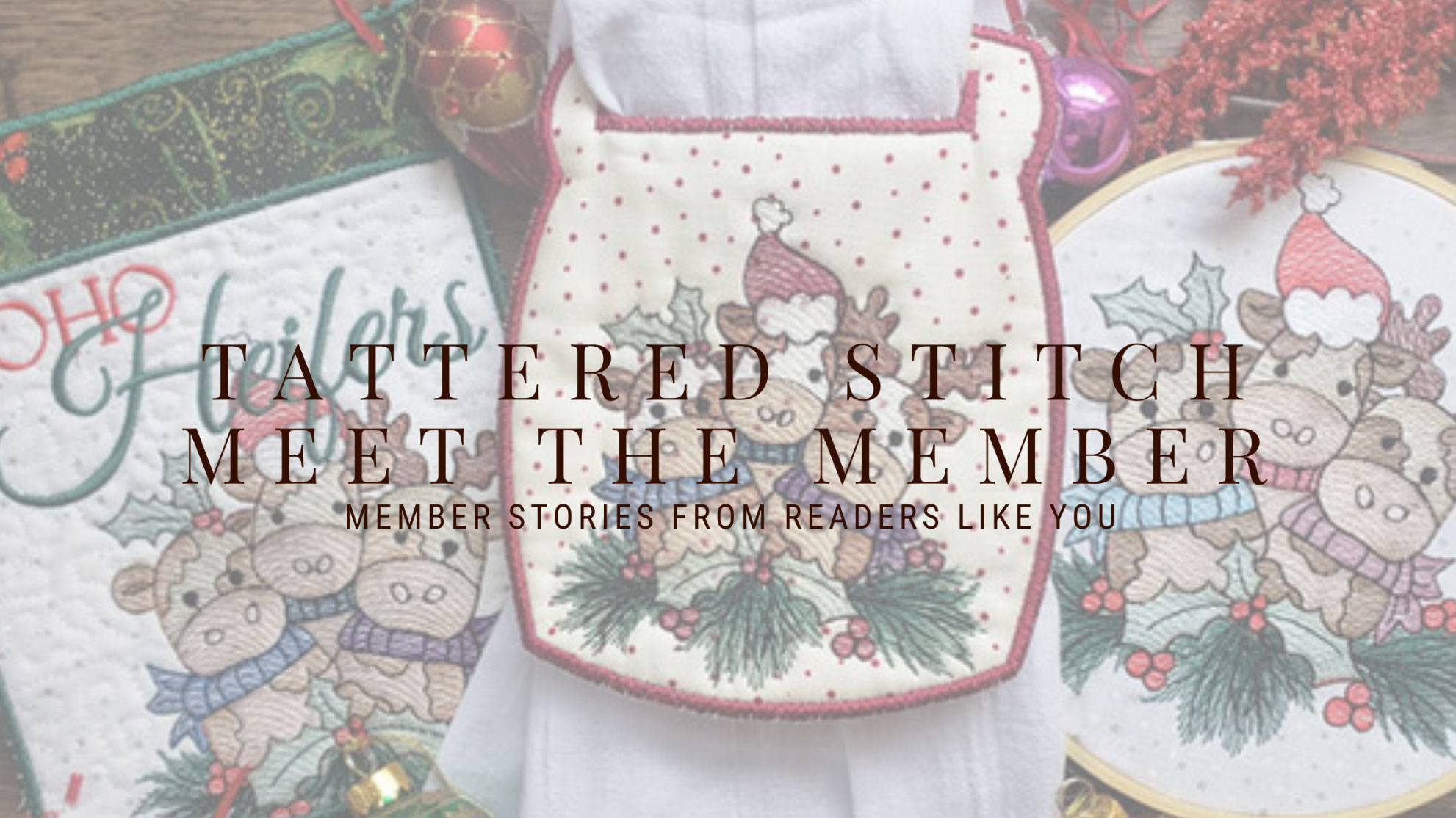 Meet Our Featured Member --- Louise Smith - Tattered Stitch Embroideries