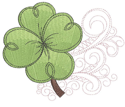Shamrock Swirls - Embroidery Designs & Patterns