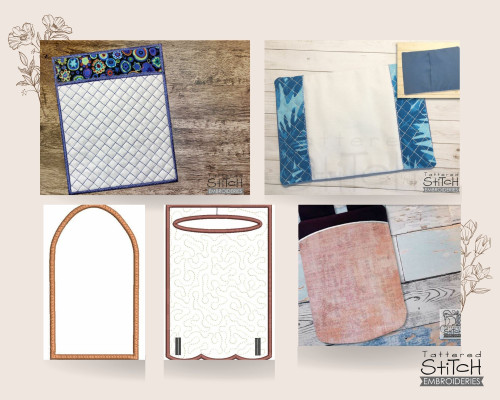 Blank Patterns Bundle - Embroidery Designs - Tattered Stitch Embroideries