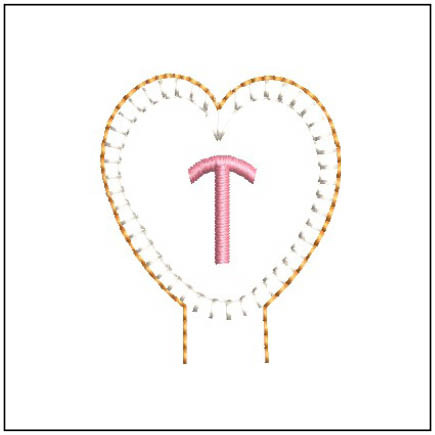 Heart Pencil Topper ABCs - Embroidery Designs & Patterns