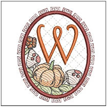 Pumpkin ABCs -W Fits a 4x4" Hoop, Machine Embroidery Pattern ...