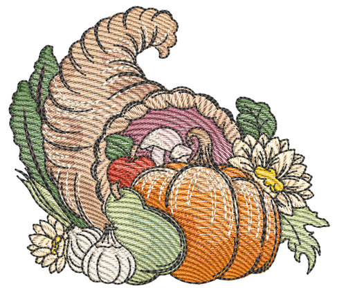 Cornucopia - Embroidery Designs