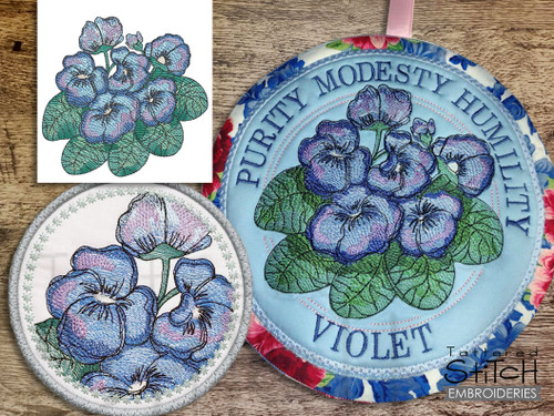 Violets Bundle - Embroidery Designs