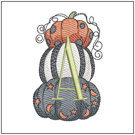 Pumpkin Stack ABCs Bundle - Embroidery Designs