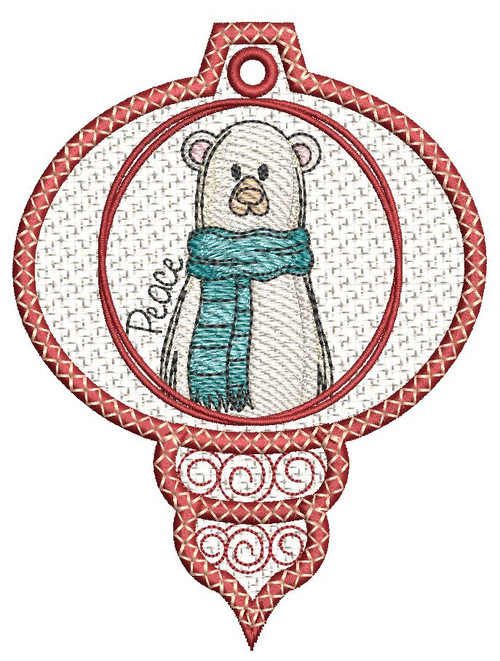 Polar Bear Free- Standing Lace - Embroidery Designs