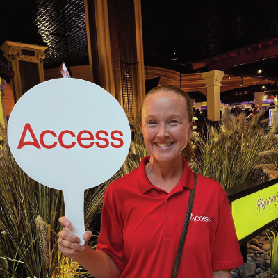 Hand held Lollipop Event Sign Follow Me