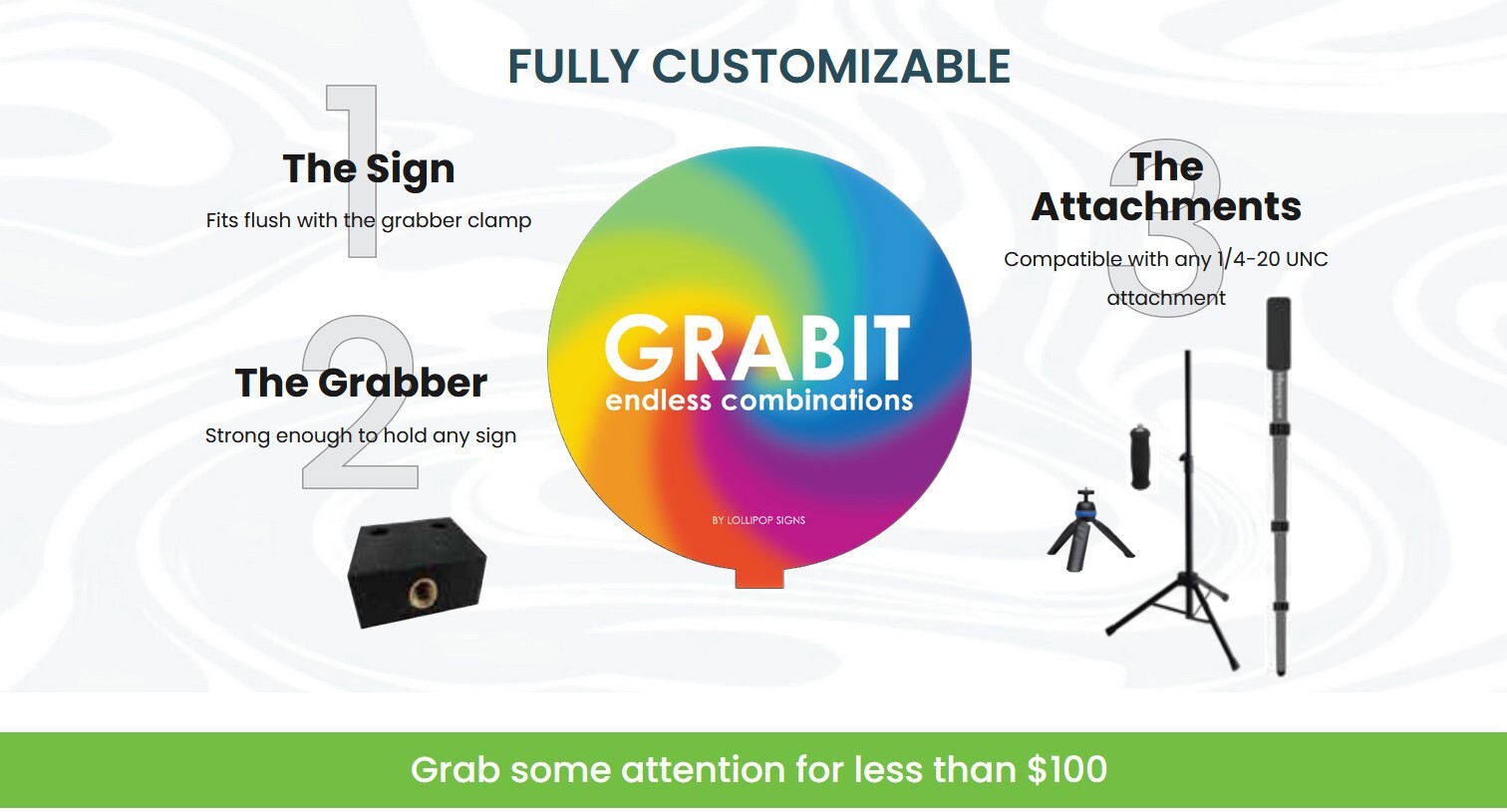 Custom Event Signage Follow Me