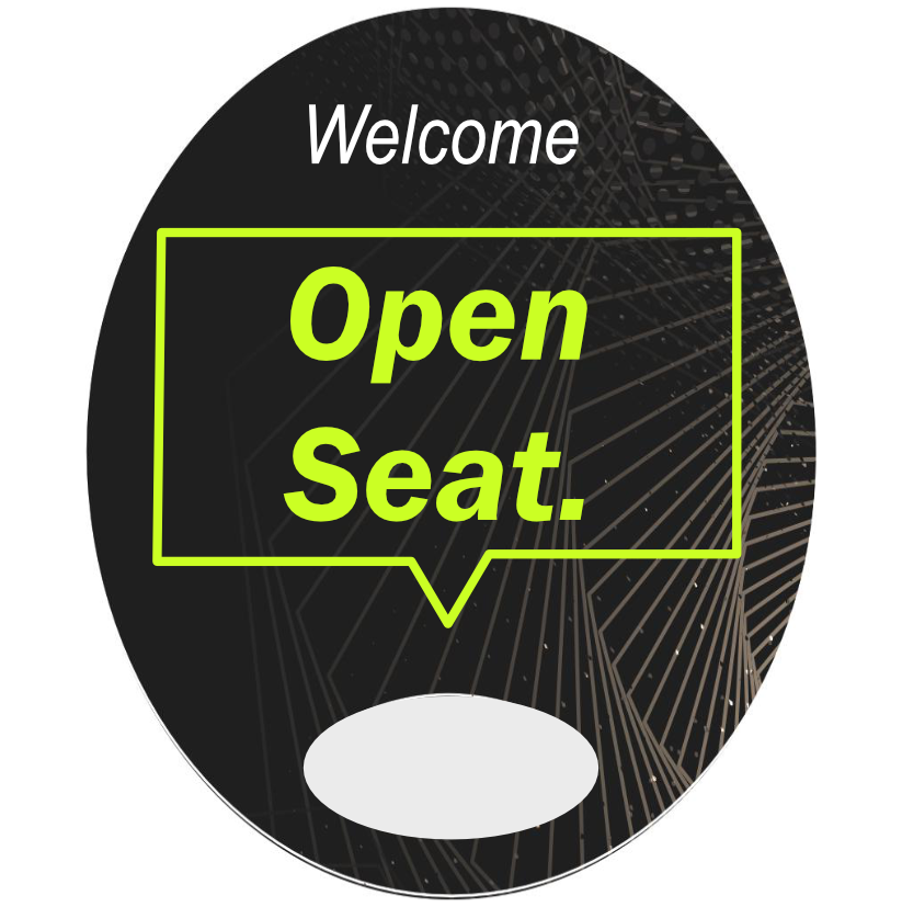 Open Seat Hand Held Signs | EVENTS -eSHOP