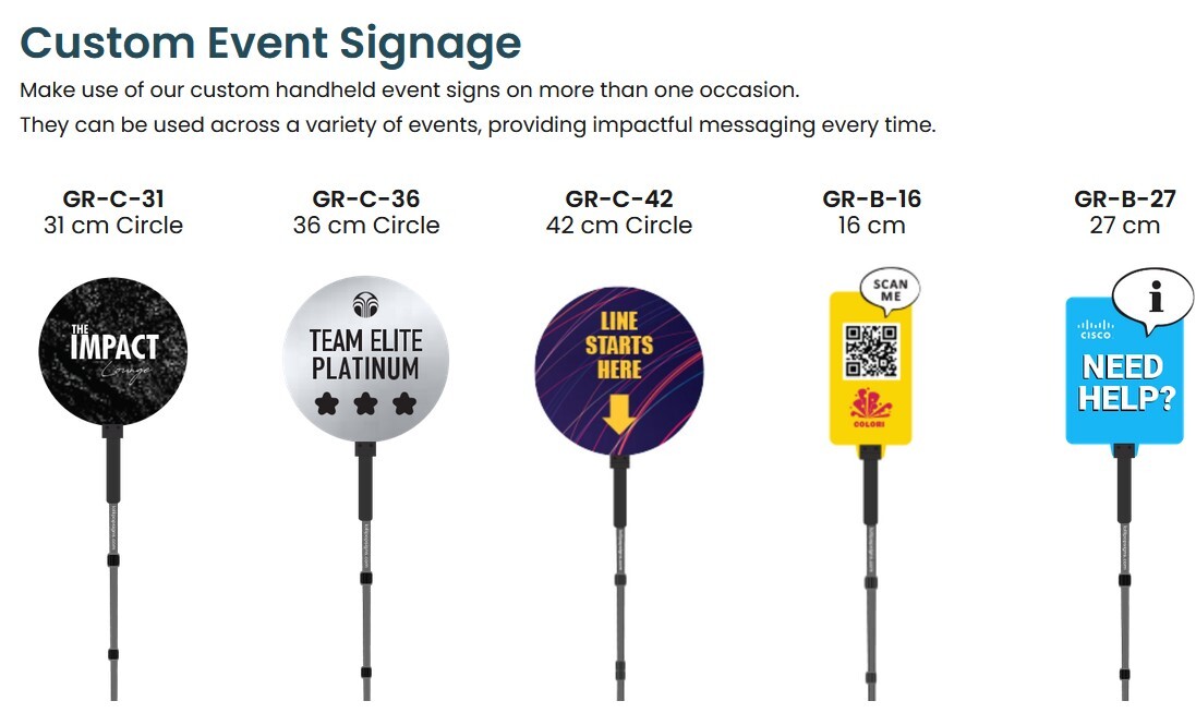 Custom Event Signs | Events - eshop