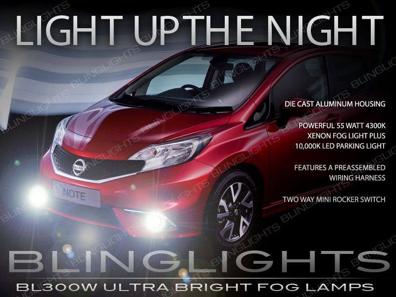 2014 2015 2016 Nissan Versa Note Fog Lamps Driving Lights