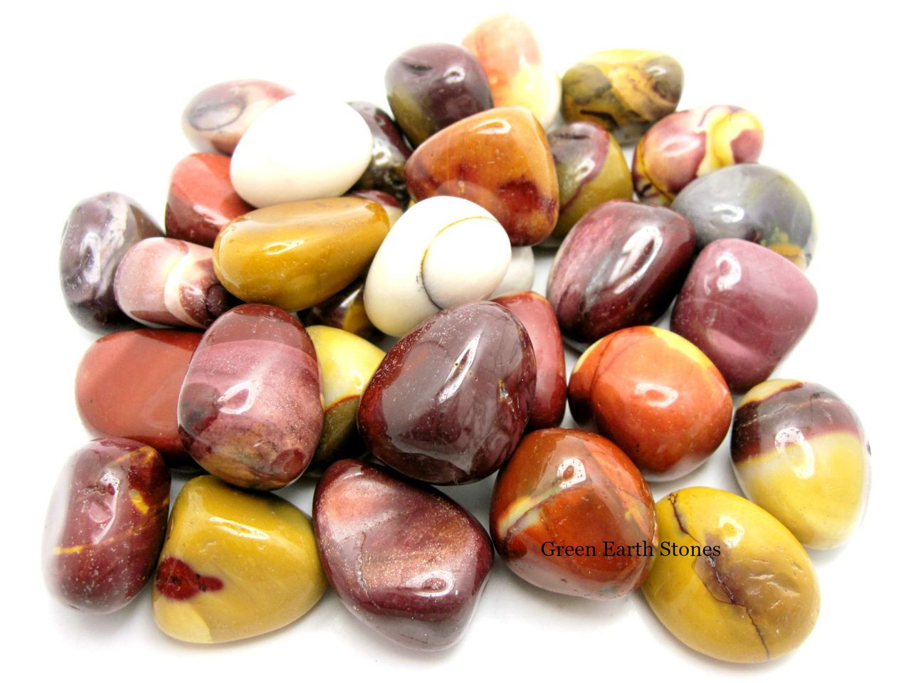 Home Décor Home & Living Mookaite Crystal Tumble Stone Rocks & Geodes ...