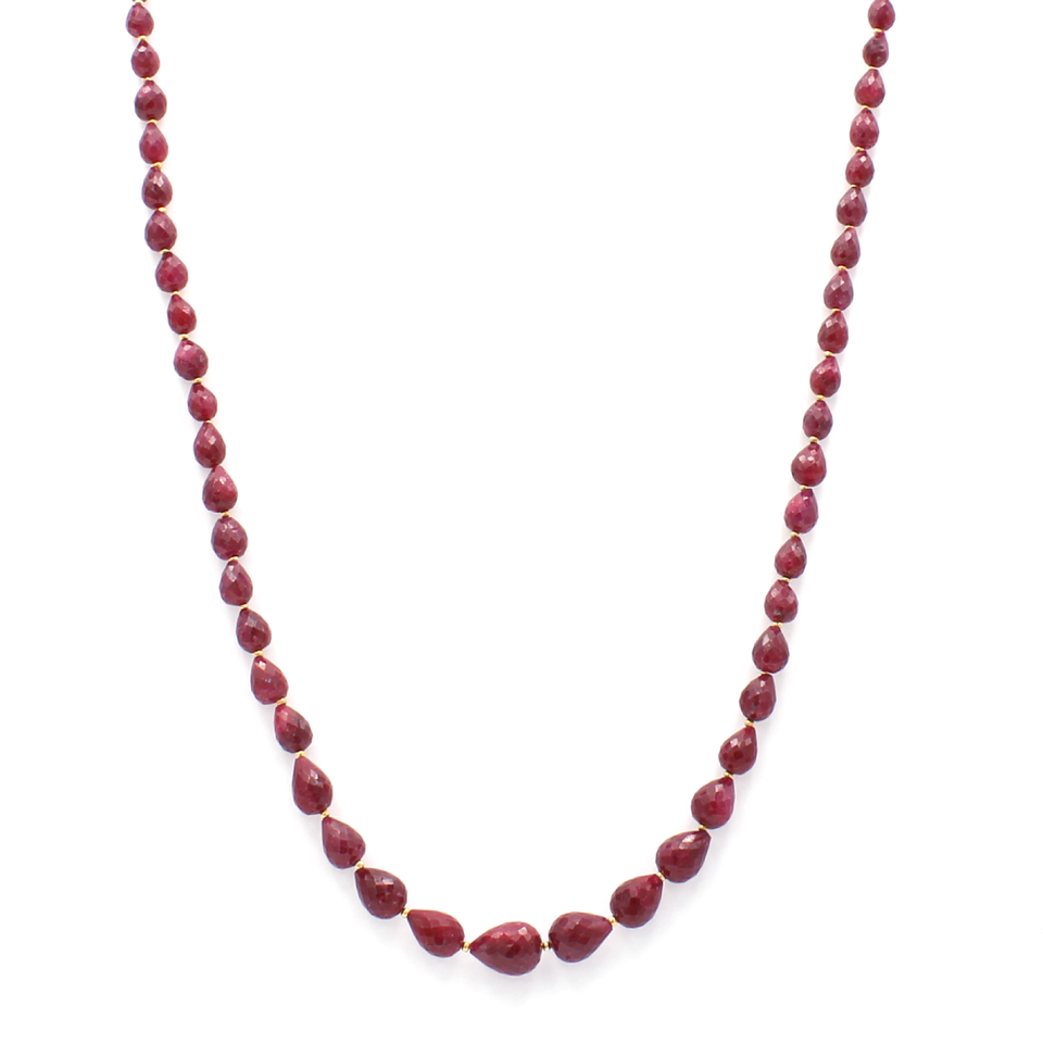 Ruby Jewelry - Natural Ruby Necklaces with Matching Earrings