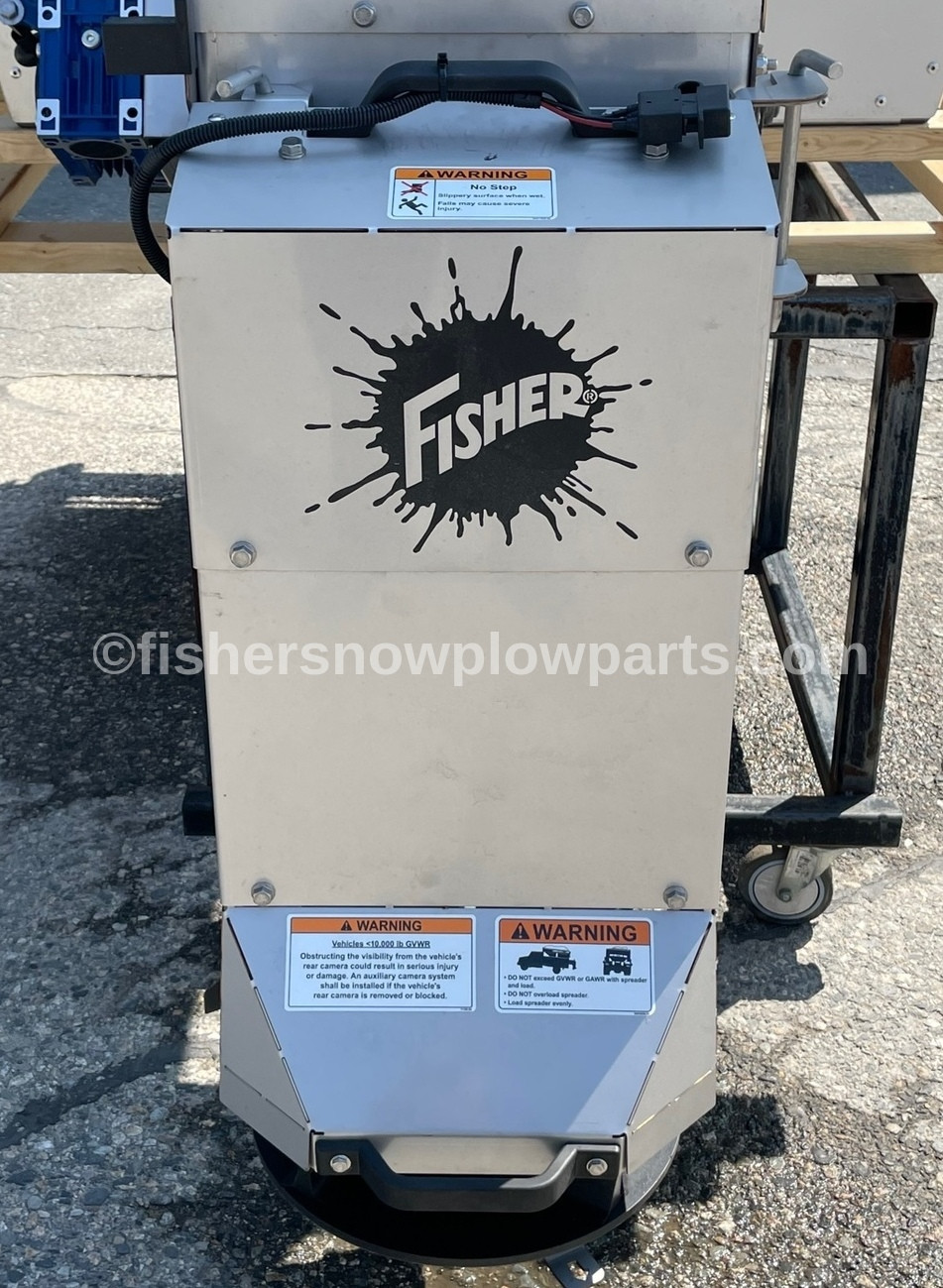 Fisher Stainless Steel Tempest Dual Motor Electric Hopper Spreader ...