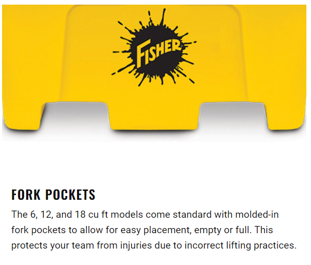 74063 - FISHER ALL-WEATHER HIGH-DENSITY POLYETHYLENE Storage Box, HD, 6 ...