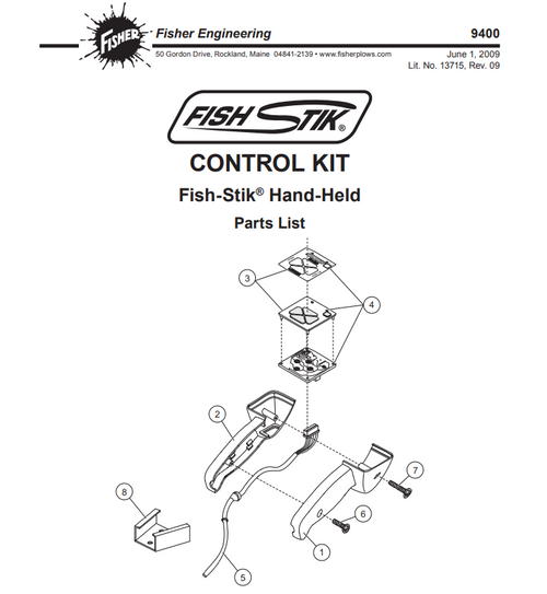 Genuine 96437 Fisher Western Snowplows Harness FishStik 6-Pin ...