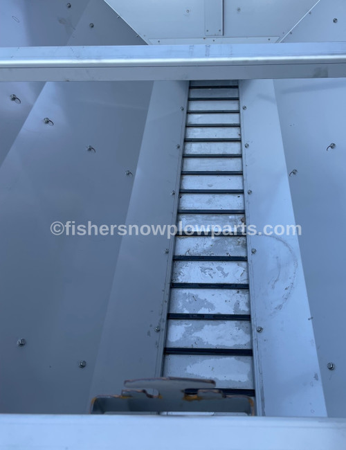 98530 - FISHER STAINLESS STEEL TEMPEST DUAL MOTOR ELECTRIC HOPPER SPREADER - S400C - 9' - 4.0 ...