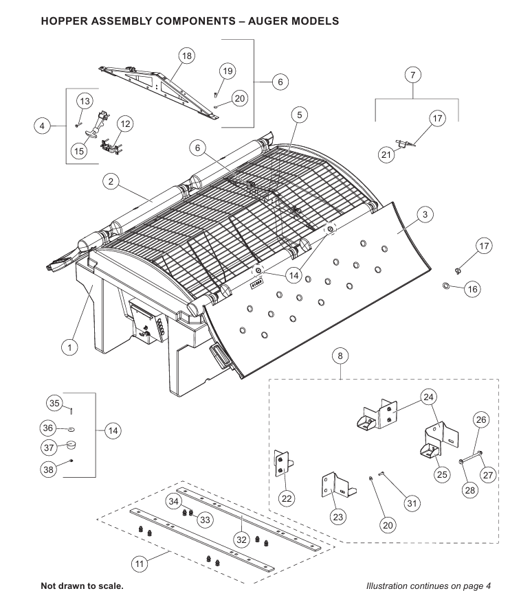 90365 - FISHER TEMPEST POLY - WESTERN MARAUDER POLY - SNOWEX POLY HOPPER SPREADER GENUINE ...