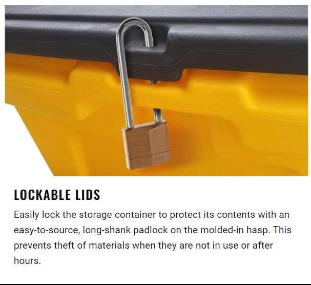 74063 - FISHER ALL-WEATHER HIGH-DENSITY POLYETHYLENE Storage Box, HD, 6 ...