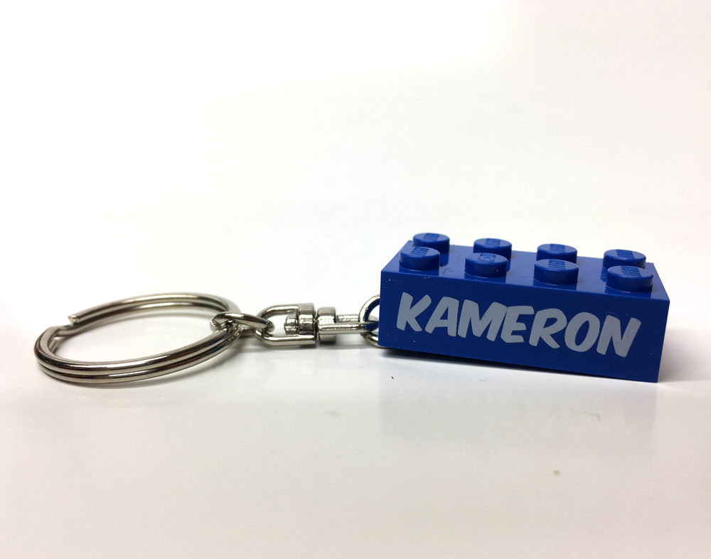 Personalised LEGO Keyrings. Choose your size, from just £3.75! - FabBricks