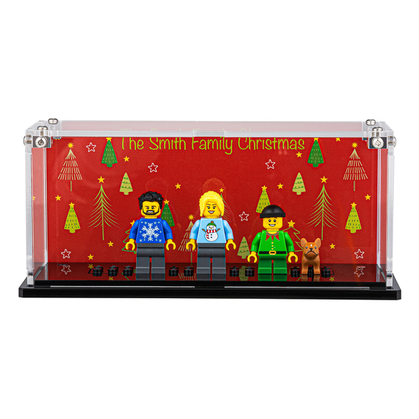 Christmas Family Display Case - 3 Figures included (Christmas torsos ...