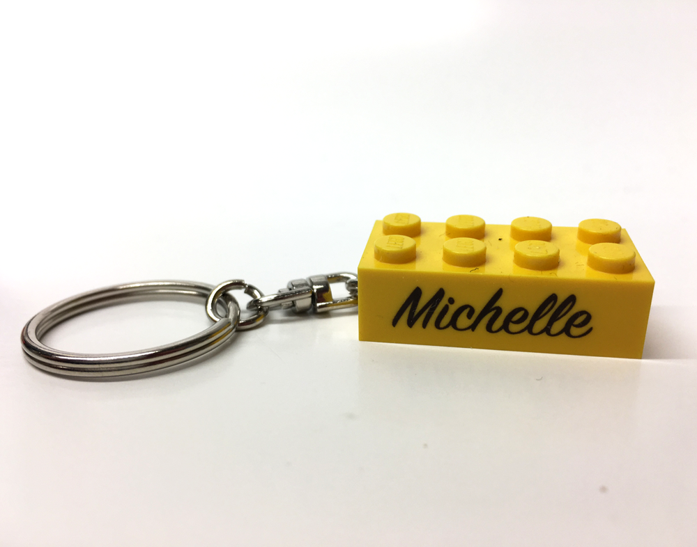 Personalised LEGO Keyrings. Choose your size, from just £3.75! - FabBricks