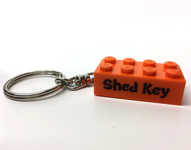 Personalised LEGO Keyrings. Choose your size, from just £3.75! - FabBricks