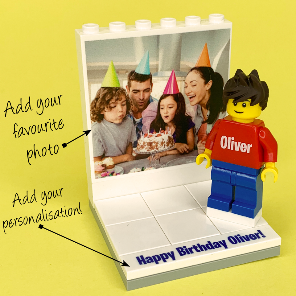 Birthday lego mini figures