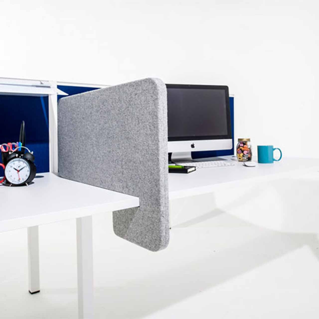 Desk mounted wedge screens | Panelscreens Limited
