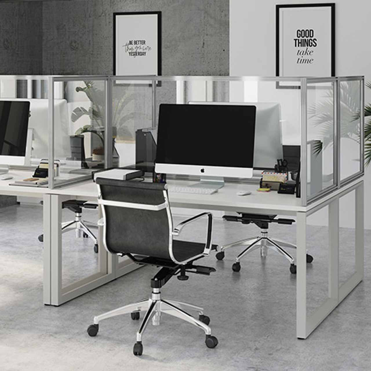 Protect Desk Mounted Protection Screen | Panelscreens