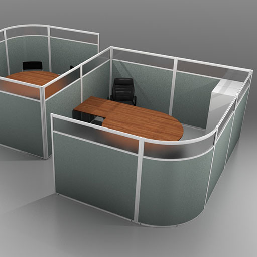 Curved Office Screens & Dividers |Panelscreens