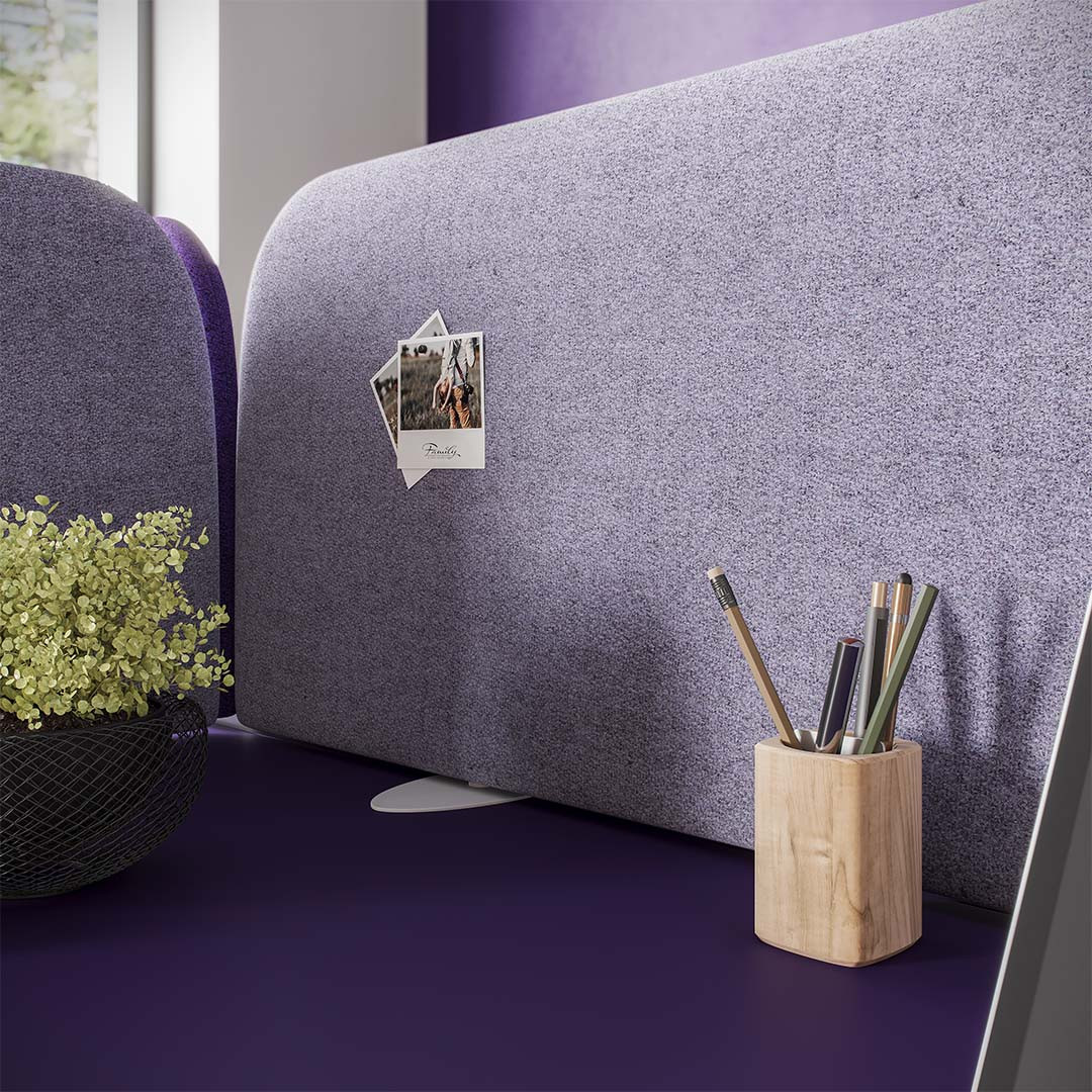 Hush 70 Acoustic Desk Screen | Panelscreens
