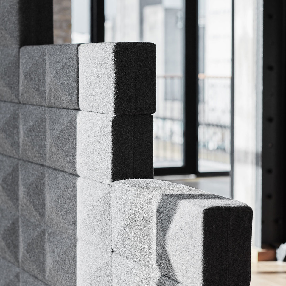 Fabricks Block Acoustic Office Divider Screens | Panelscreens