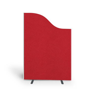 Acoustic Office Screens Wave Top 1825mm high | Panelscreens