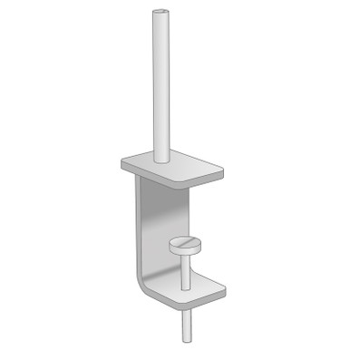 Universal Desk Divider Clamps | Desk Screens Brackets | Panelscreens