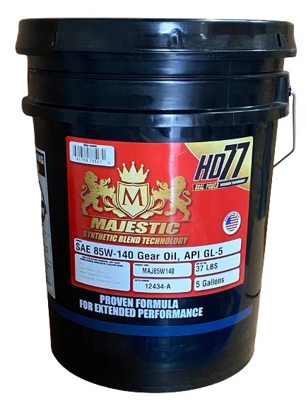 85W140 Gear Oil API GL-5 5 Gallon Bucket