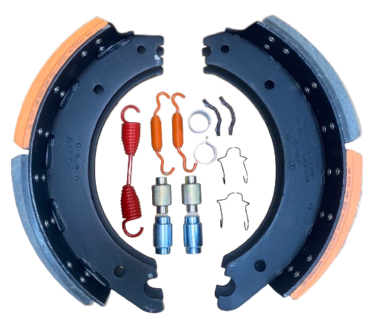 4707 Rear Brake Shoes w/ Spring Kit 7” X 16.5”, 23.000 Lbs - Milian ...