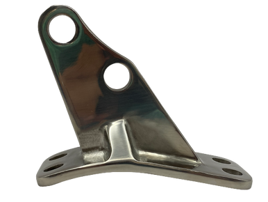 21325-UP Peterbilt Exhaust Bracket Angled Stainless