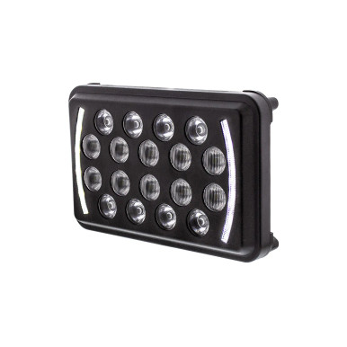 ULTRALIT - 18 High Power LED Rectangular Light With LED Position Light Bar