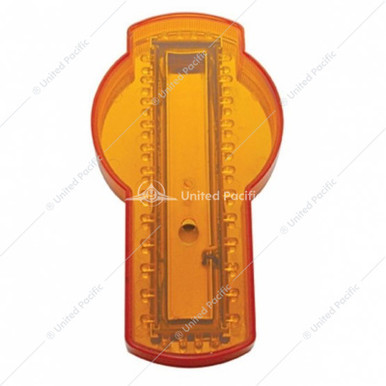 38885-UP 32 LED BACKLIT EMBLEM LIGHT FOR KENWORTH - AMBER LED/AMBER LENS