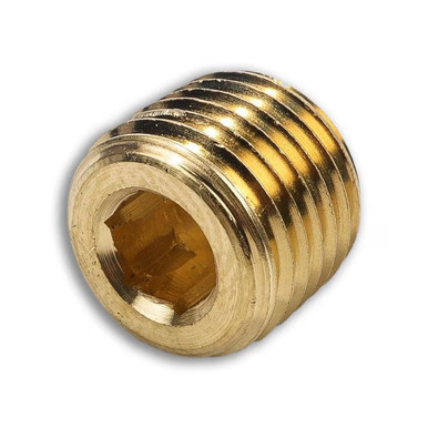 BP109-4 BRASS SQUARE HEAD PLUG 1/4"