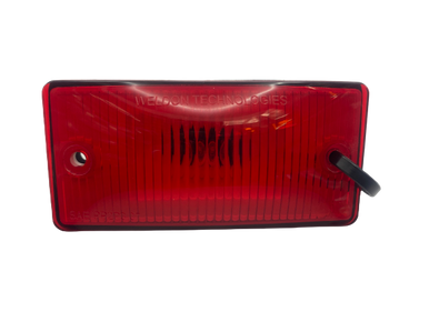 5045-0100-10 Incandescent Flush Mount Red Marker Light