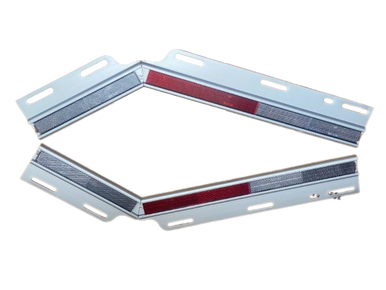 10602-UP 45 Degree Angled Conspicuity Reflector Plates (Pair)