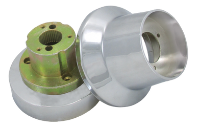 SCI803 Chrome Hub Installation Kit fits All models Freightliner (1989-2006)