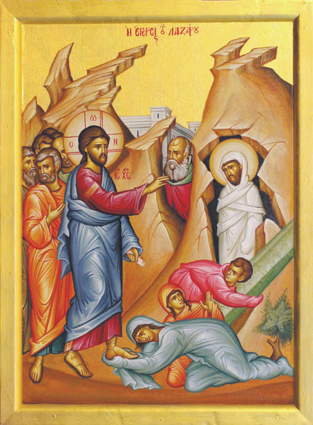 Raising of Lazarus Icon