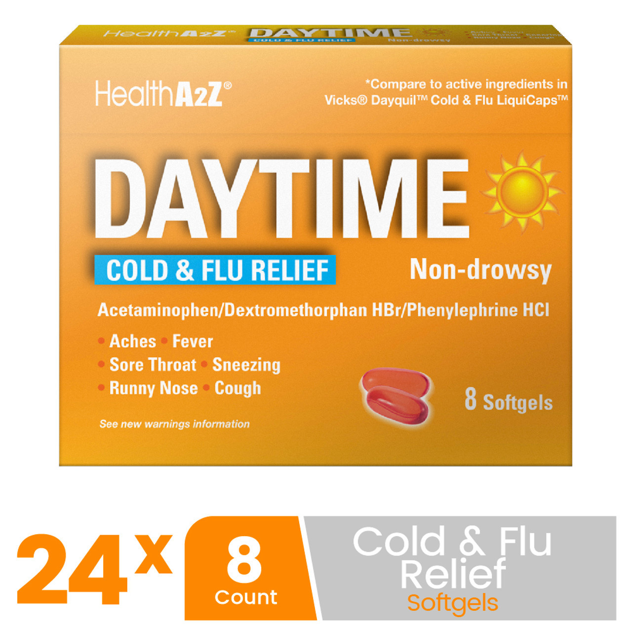 Daytime Cold-Flu Relief,(Compare to Dayquil)
