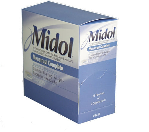 Midol 25-2's 50/bx